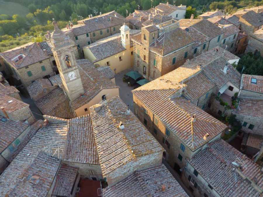 La frazione di Castelmuzio - La Valdichiana